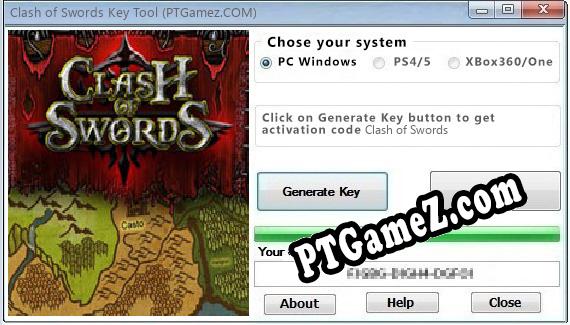 chave de licença Clash of Swords » PTGamez.com torrent jogos
