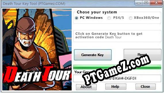 chave de ativação Death Tour » PTGamez.com torrent jogos