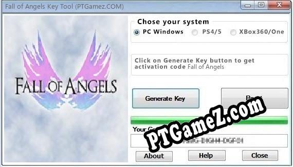 chave de licença Fall of Angels » PTGamez.com torrent jogos