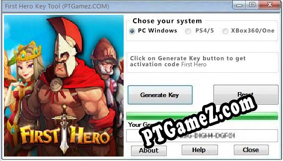 chave de ativação First Hero » PTGamez.com torrent jogos