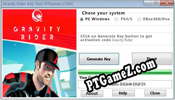 gerador de chaves Gravity Rider » PTGamez.com torrent jogos