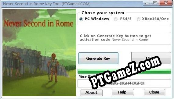 chave livre Never Second in Rome » PTGamez.com torrent jogos