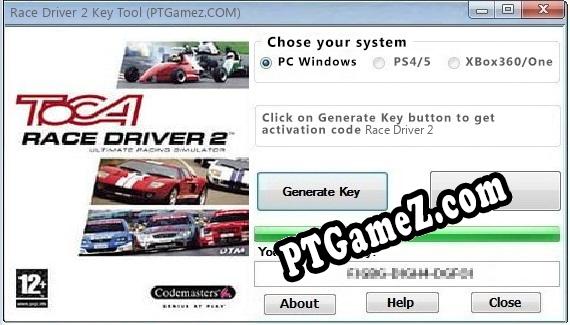 Race Driver 2 gerador de chaves de CD » PTGamez.com torrent jogos
