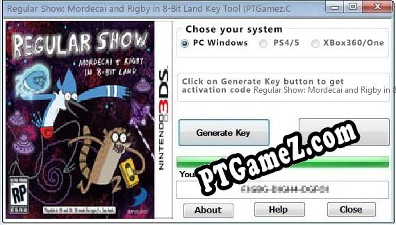gerador de chaves de licença Regular Show: Mordecai and Rigby in 8-Bit ...