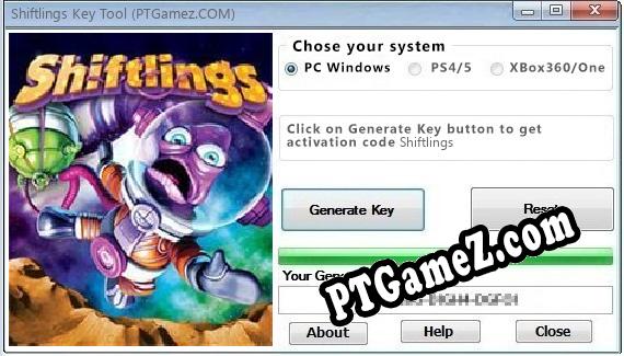gerador de chaves Shiftlings » PTGamez.com torrent jogos