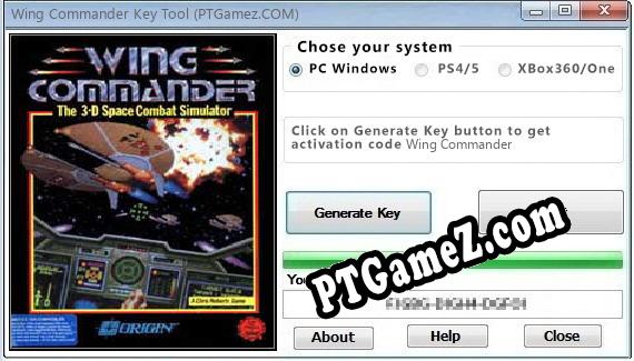 Wing Commander gerador de chaves » PTGamez.com torrent jogos