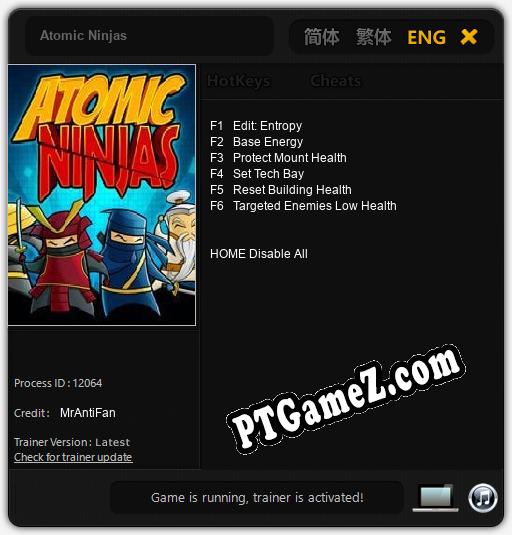 Atomic Ninjas: Cheats, Trainer +6 [MrAntiFan] » PTGamez.com torrent jogos