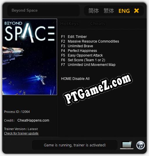 Beyond Space: Treinador (V1.0.50) » PTGamez.com torrent jogos