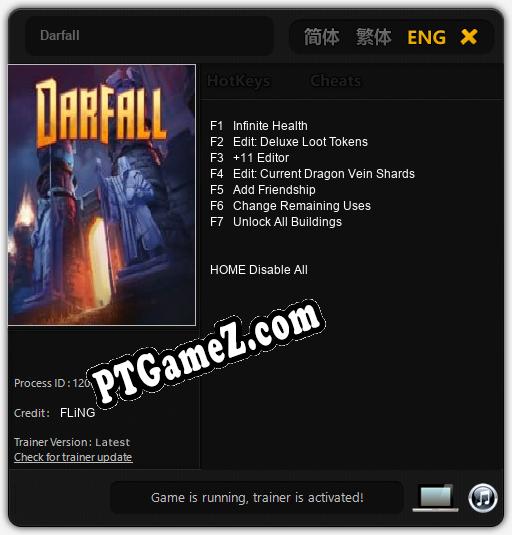 Darfall: Cheats, Trainer +7 [FLiNG] » PTGamez.com torrent jogos