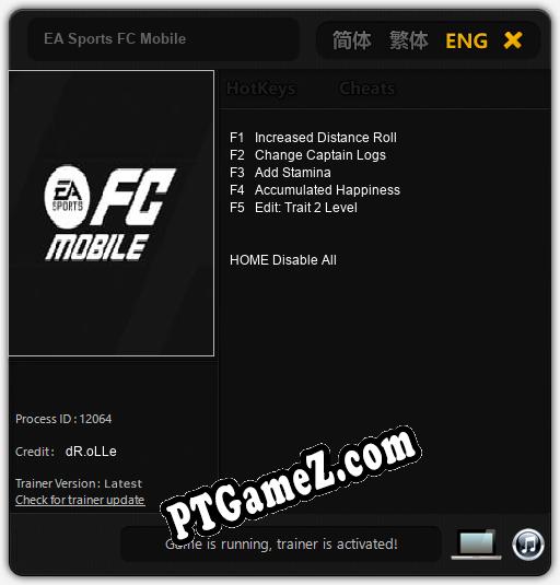 EA Sports FC Mobile: Cheats, Trainer +5 [dR.oLLe] » PTGamez.com torrent ...