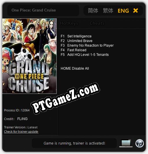 One Piece: Grand Cruise: Treinador (V1.0.59) » PTGamez.com torrent jogos