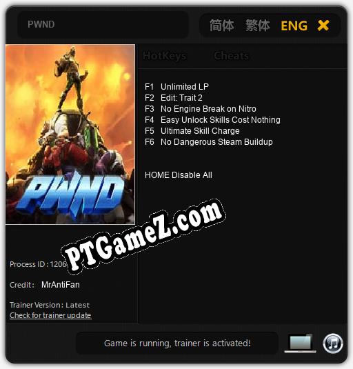 PWND: Cheats, Trainer +6 [MrAntiFan] » PTGamez.com torrent jogos