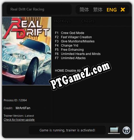 Real Drift Car Racing: Cheats, Trainer +7 [MrAntiFan] » PTGamez.com torrent jogos