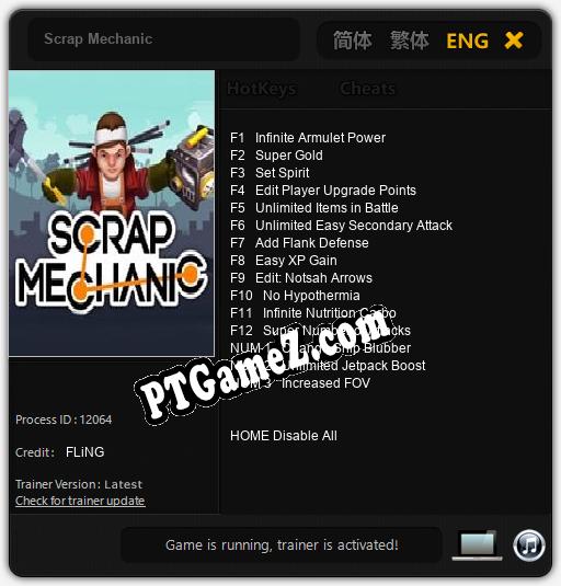 Scrap Mechanic: Cheats, Trainer +15 [FLiNG] » PTGamez.com torrent jogos
