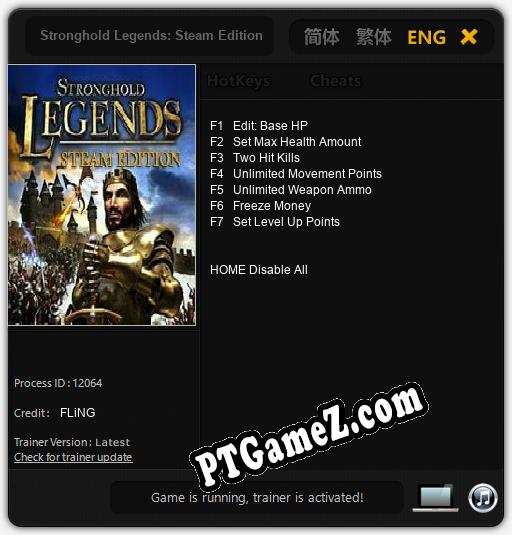 Stronghold Legends: Steam Edition: Cheats, Trainer +7 [FLiNG] » PTGamez ...
