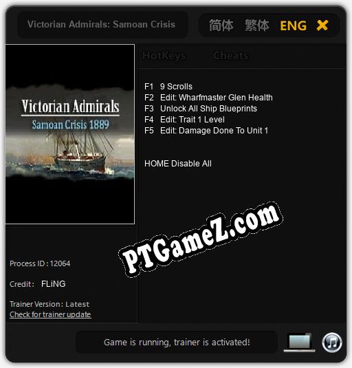 Victorian Admirals: Samoan Crisis 1889: Treinador (V1.0.59) » PTGamez ...