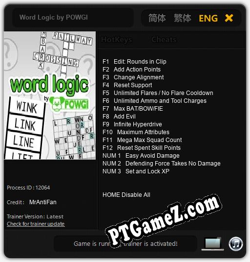 Word Logic by POWGI: Trainer +15 [v1.7] » PTGamez.com torrent jogos